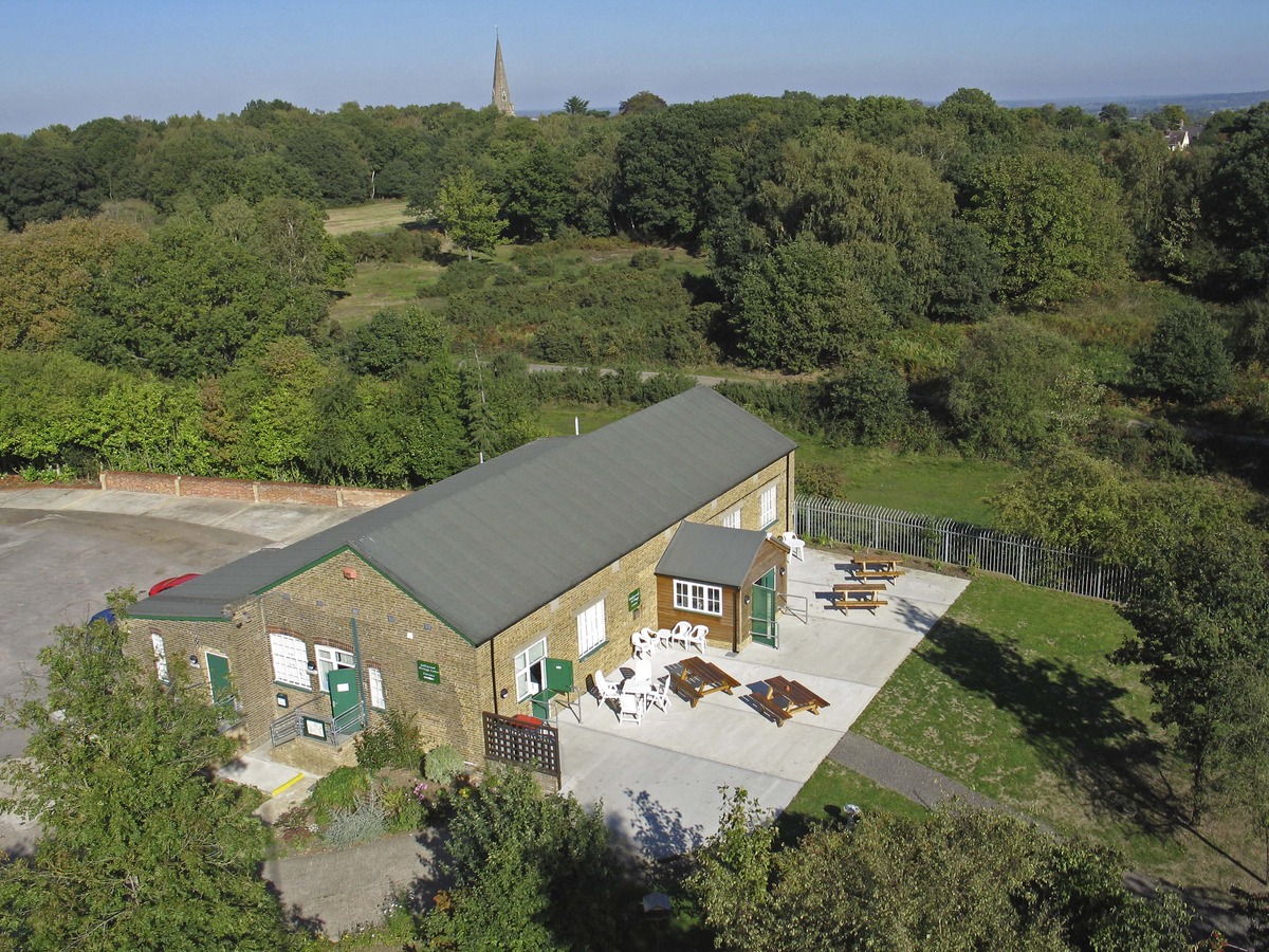 Aerial view of the Centre and Grounds - Galleywood Heritage Centre